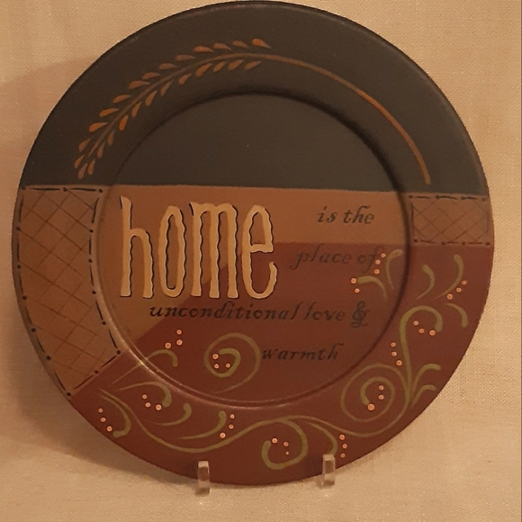 Primitive | Accents | Signed Joni Martin Hand Painted Decorative Wooden ...